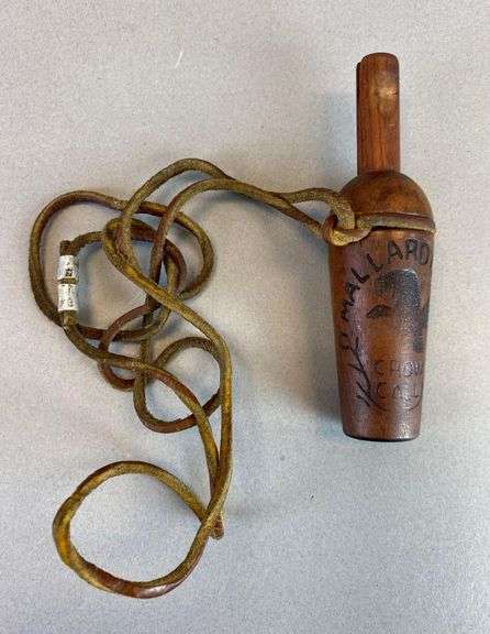 Hand Carved Mallardtone Crow Call - Matthew Bullock Auctioneers