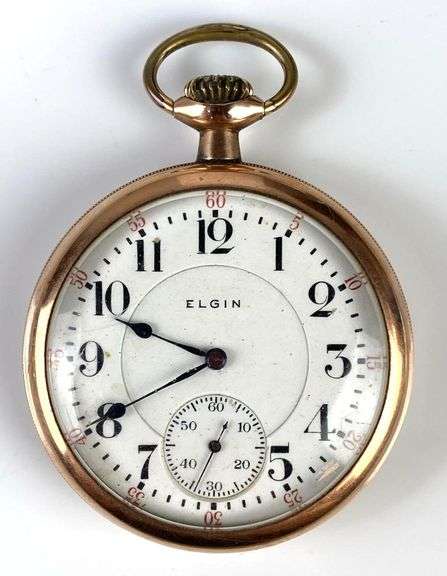Elgin Veritas 21 Jewel Open Face Pocket Watch - Matthew Bullock Auctioneers