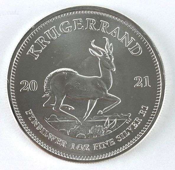 2023 South African 1 Rand Krugerrand 1 oz .999 Fine Silver Coin - Matthew Bullock Auctioneers