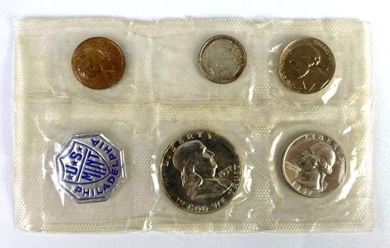 1957 US Philadelphia Mint Coin Proof Set - Matthew Bullock Auctioneers