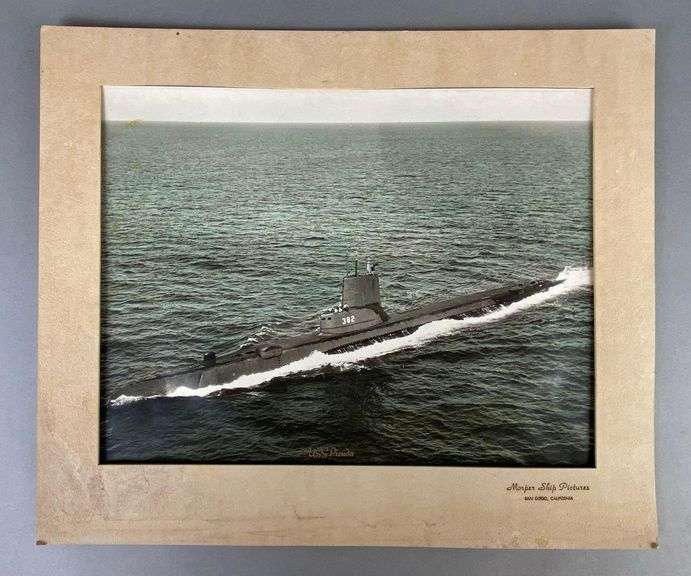 USS Picuda Navy Submarine Photograph - Matthew Bullock Auctioneers