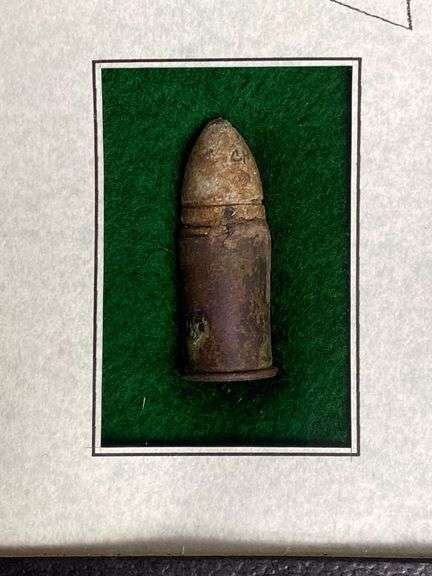 US Civil War .52 Caliber Spencer Carbine Bullet - Matthew Bullock ...