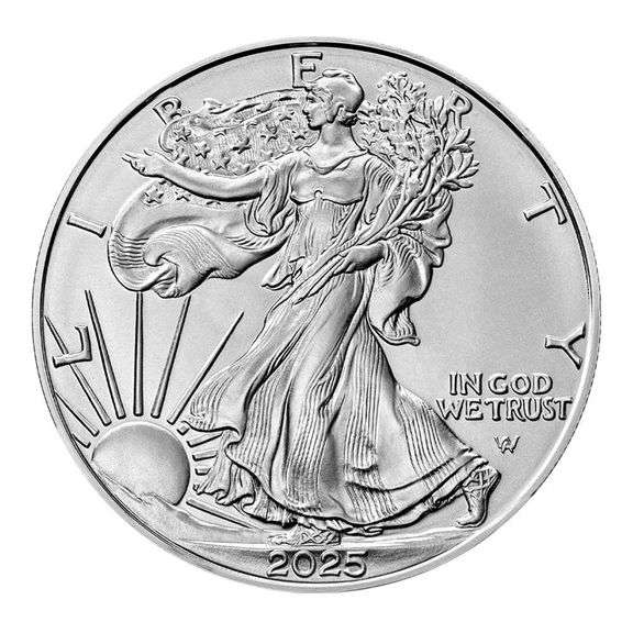 2025 US Mint American Silver Eagle 1 oz .999 Fine Silver - Matthew Bullock Auctioneers