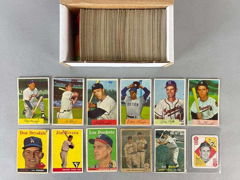 240+ 1951 - 58 Topps and Bowman Baseball Cards with HOFs - Matthew ...