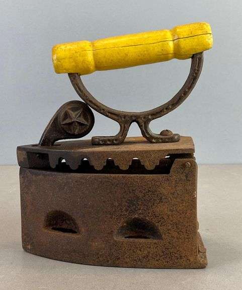 Antique Hot Coal Iron - Matthew Bullock Auctioneers