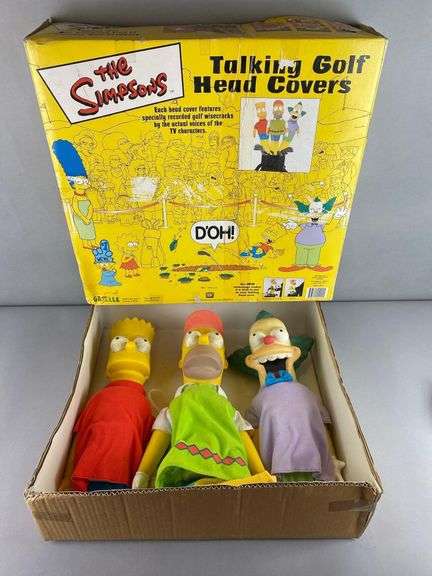 Gazelle The Simpson Talking Golf Head Cover - Matthew Bullock Auctioneers