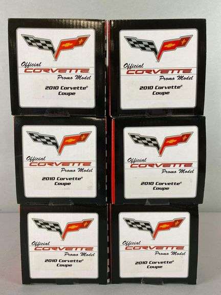 Group Of 6 2010 Corvette Coupe Promo Model Cars - Matthew Bullock ...