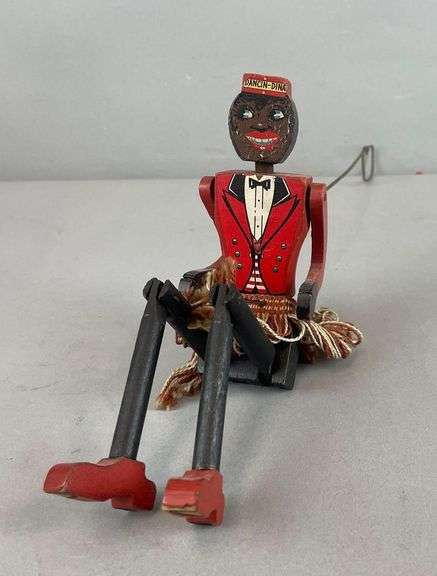1938 Dancin Dina Black Americana Wood Limberjack Doll - Matthew Bullock ...