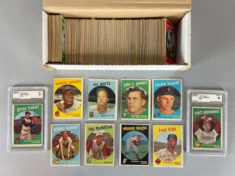 300+ 1959 Topps Baseball Cards with HOFs and 2 - Graded - Matthew ...