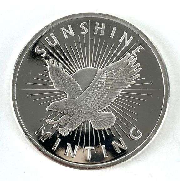 Sunshine Minting Eagle 1 oz .999 Fine Silver Round - Matthew Bullock ...