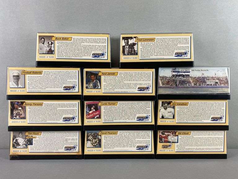 Group of 11 Legends of Racing Die-Cast Cars - Matthew Bullock Auctioneers