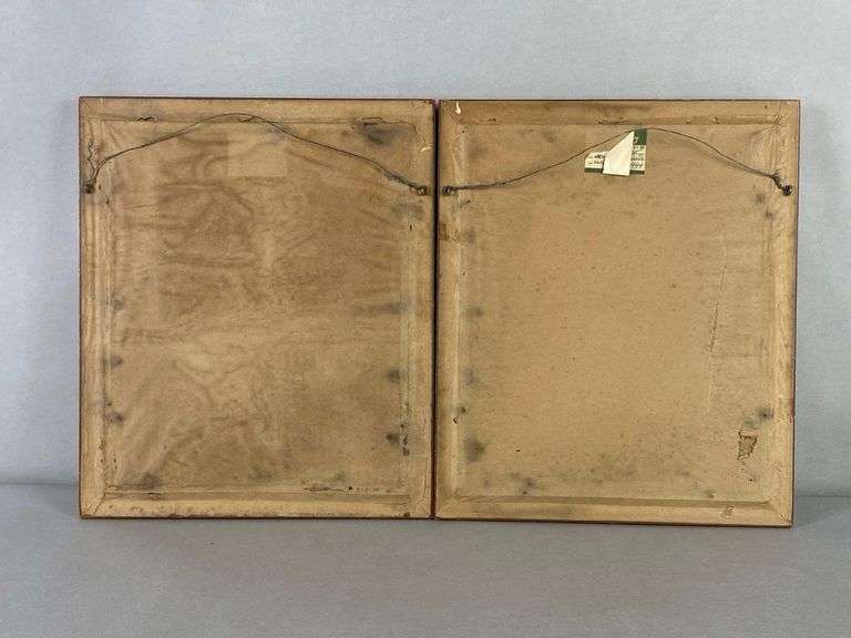 Group of 2 Charles Whitney Landscape Watercolor Paintings on Paper ...