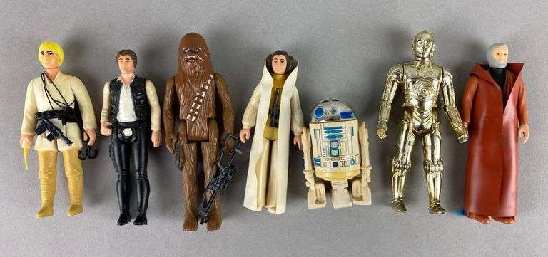 Group of 7 1977 Kenner Star War Action Figures - Matthew Bullock ...
