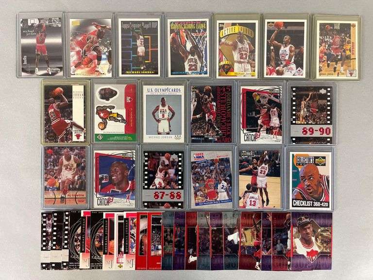 40 - Michael Jordan Cards - Matthew Bullock Auctioneers
