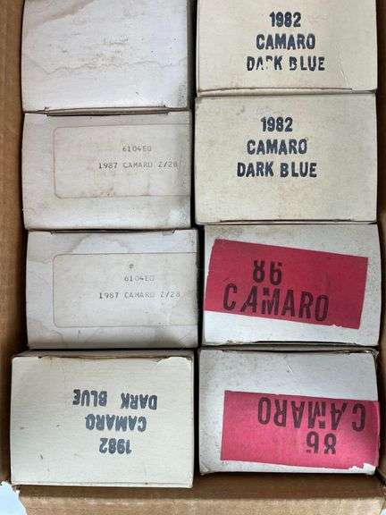 Group of 1980s Chevy Camaro Dealership Promo Cars - Matthew Bullock ...