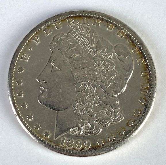 1899 US Morgan Silver Dollar Coin - Matthew Bullock Auctioneers