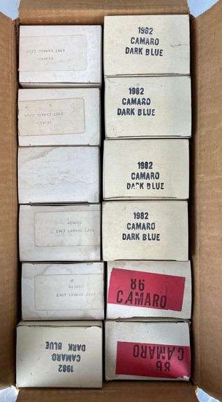 Group of 1980s Chevy Camaro Dealership Promo Cars - Matthew Bullock ...