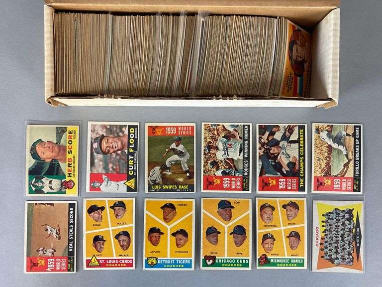 450+ 1960 Topps Baseball Cards with HOFs, Stars, and Rookies - Matthew ...