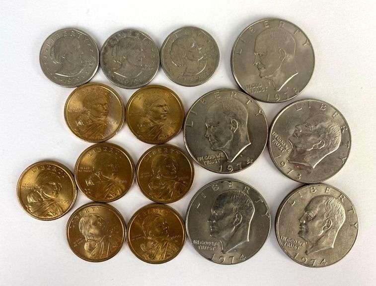 Group of 15 1970s - 2000s Assorted US Coins - Matthew Bullock Auctioneers