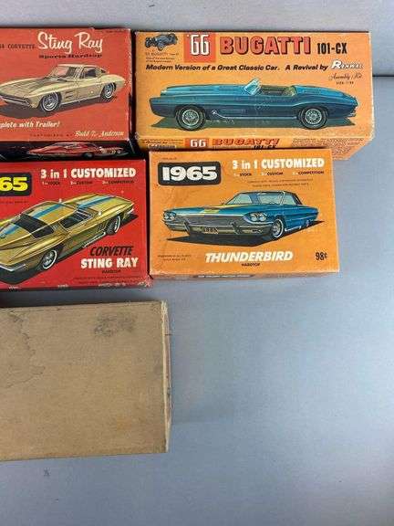 Group of 7 Incomplete Car Kits - Matthew Bullock Auctioneers