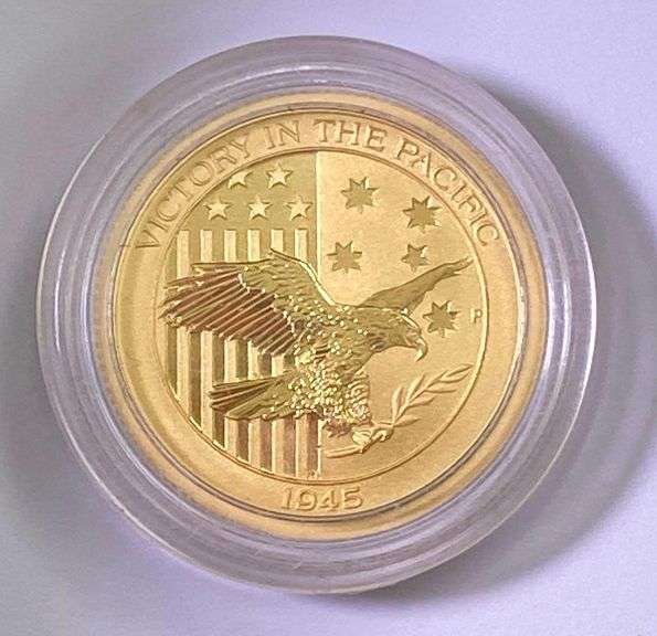 2016 Australia $15 Victory in the Pacific 1/10oz .999 Fine Gold Coin ...