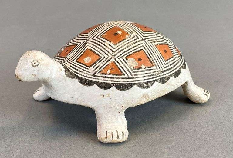Acoma Native American Pottery Turtle - Matthew Bullock Auctioneers
