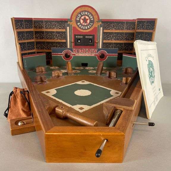 Classic Old Century Wooden Baseball Pinball Game - Matthew Bullock ...