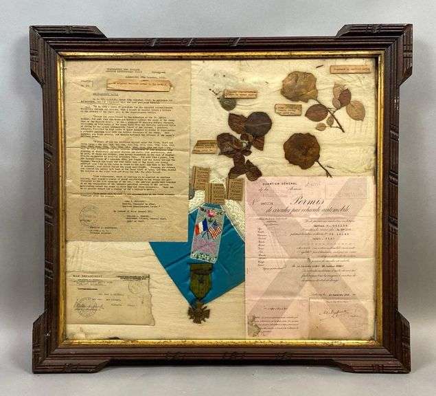 Group of WW1 Ephemera Collage - Matthew Bullock Auctioneers