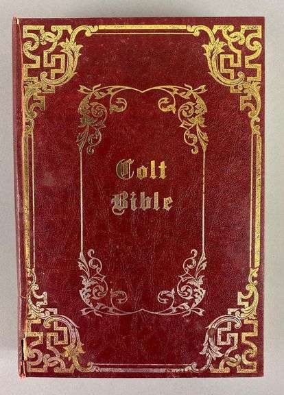 Colt Bible Hidden Compartment Book - Matthew Bullock Auctioneers