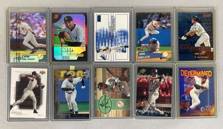 10 - 1999 - 05 Derek Jeter Cards with Refractors and Inserts - Matthew ...