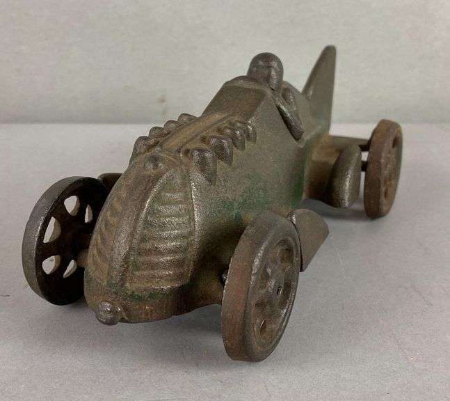 Hubley JM201 Cast Iron Race Car - Matthew Bullock Auctioneers