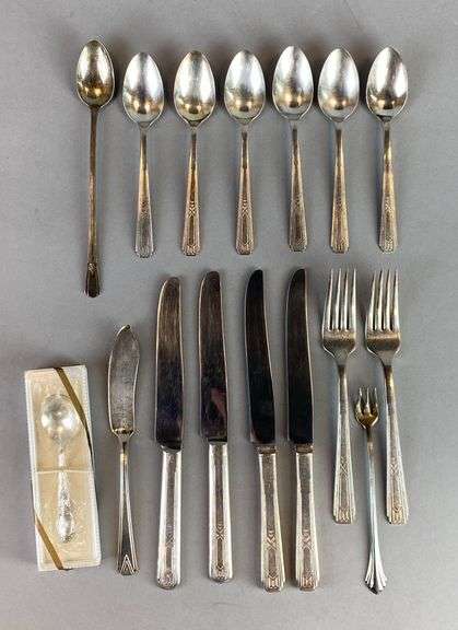 Group of Tudor Plate Flatware - Matthew Bullock Auctioneers