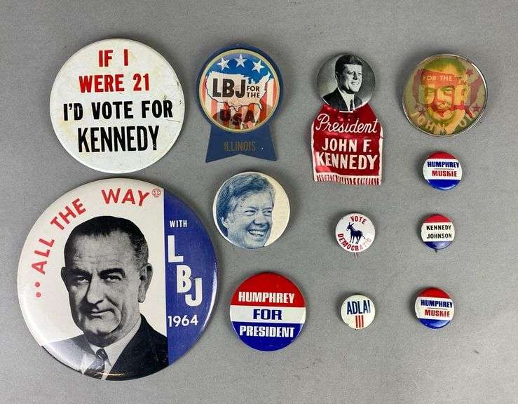 Group of Political Pins - Matthew Bullock Auctioneers