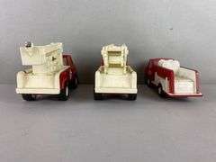 Group of 3 Pressed Steel Fire Engines - Matthew Bullock Auctioneers