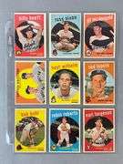83 - 1959 Topps Baseball Cards with HOFs, Stars, and Rookies - Matthew ...