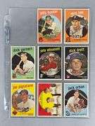 100+ 1959 Topps Baseball Cards - Matthew Bullock Auctioneers