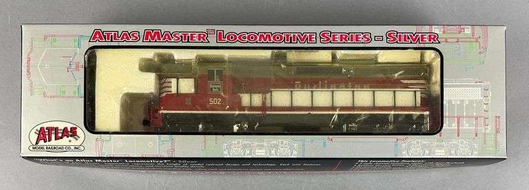 Atlas Silver HO Scale SD24 Burlington Locomotive - Matthew Bullock ...