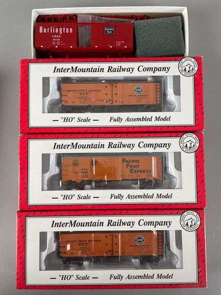 Group of InterMountain HO Scale Train Car Model Kits - Matthew Bullock ...