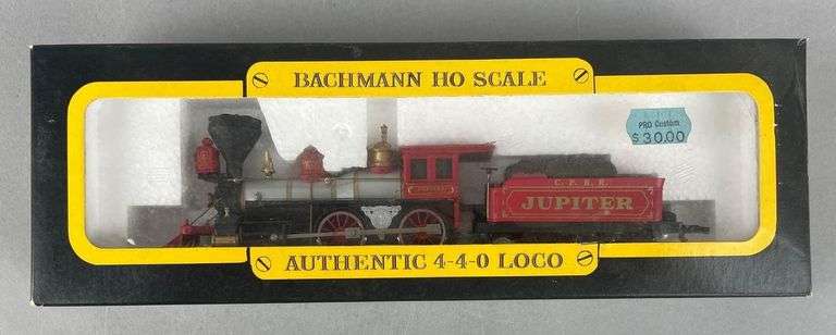 Bachmann HO Scale 4-4-0 Union C.P.R.R. Jupiter Steam Locomotive and ...