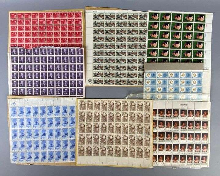 Group of Stamp Sheets - Matthew Bullock Auctioneers