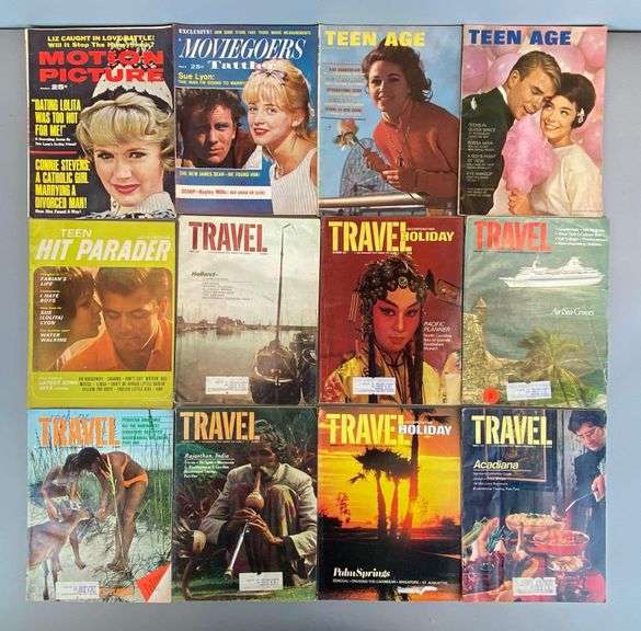 Group of 12 1960s - 1970s Travel Magazines and More - Matthew Bullock ...
