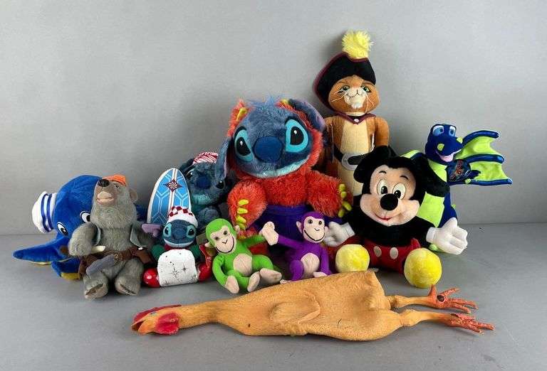 Group of Disney Plushes - Matthew Bullock Auctioneers