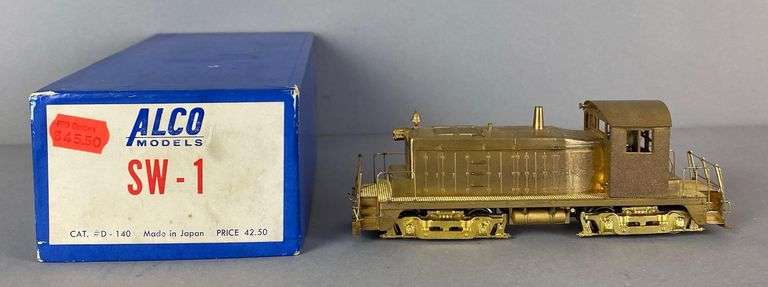 ALCO Models Brass HO Scale SW-1 Switcher - Matthew Bullock Auctioneers