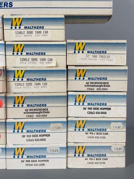 Group of Walthers HO Scale Train Car Model Kits - Matthew Bullock ...