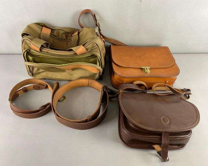 Group of 2 Leather Satchels and More - Matthew Bullock Auctioneers
