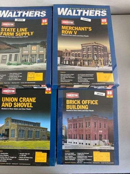 Group of 6 Walthers Miniature Building Model Kits - Matthew Bullock ...