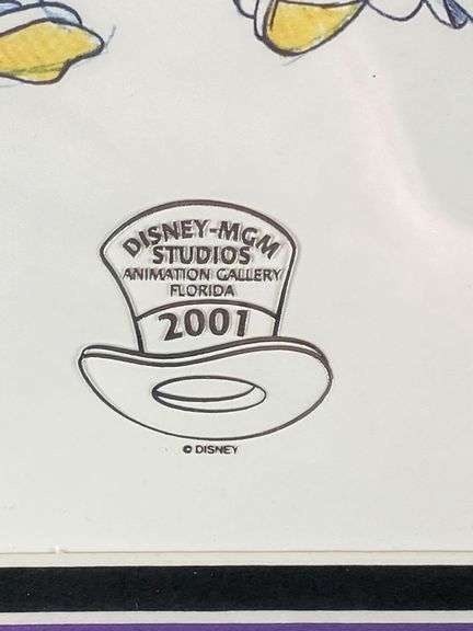 2001 Disney Lights, Camera, Action Animation Cel - Matthew Bullock ...