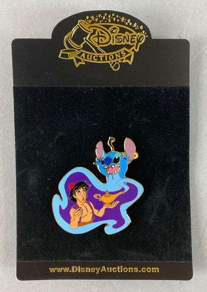 Disney Auction Stitch as Genie Enamel Pin - Matthew Bullock Auctioneers