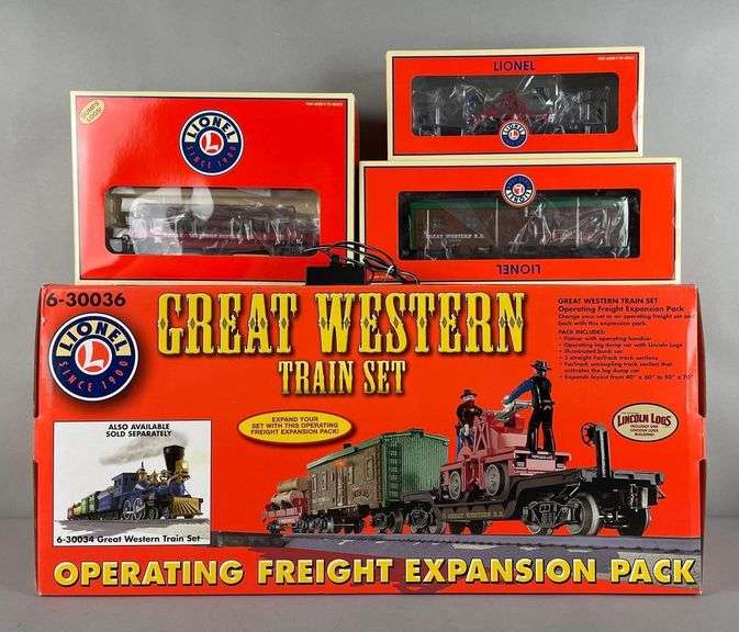 Lionel Western Train Set O Scale Operating Freight Expansion Pack ...