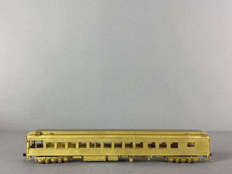 Oriental Limited Brass HO Scale CB and Q Pullman Solarium Observation ...